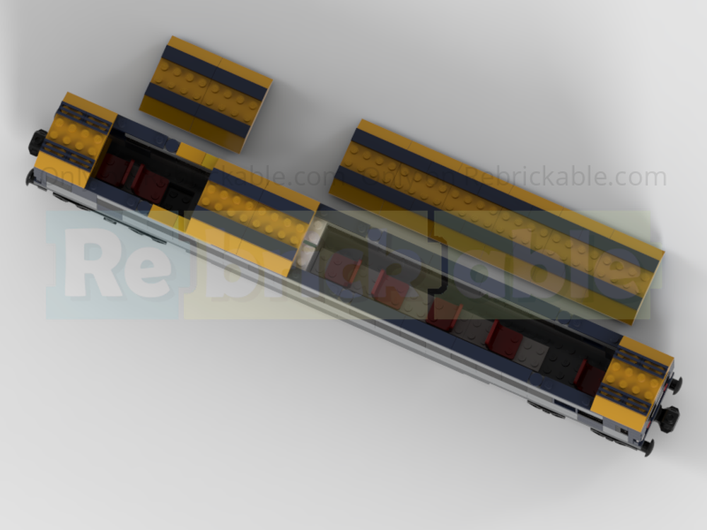 Lego Moc 60197 Alternate Build Class 153 Esque Diesel Railcar Train