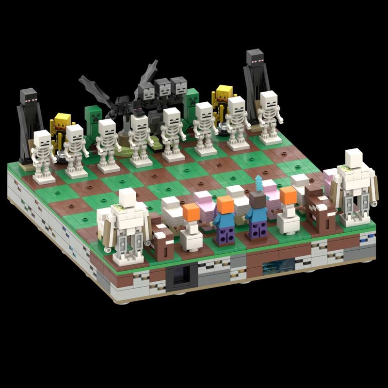 LEGO MOC Minecraft Chess by imagibricks | Rebrickable - Build with LEGO