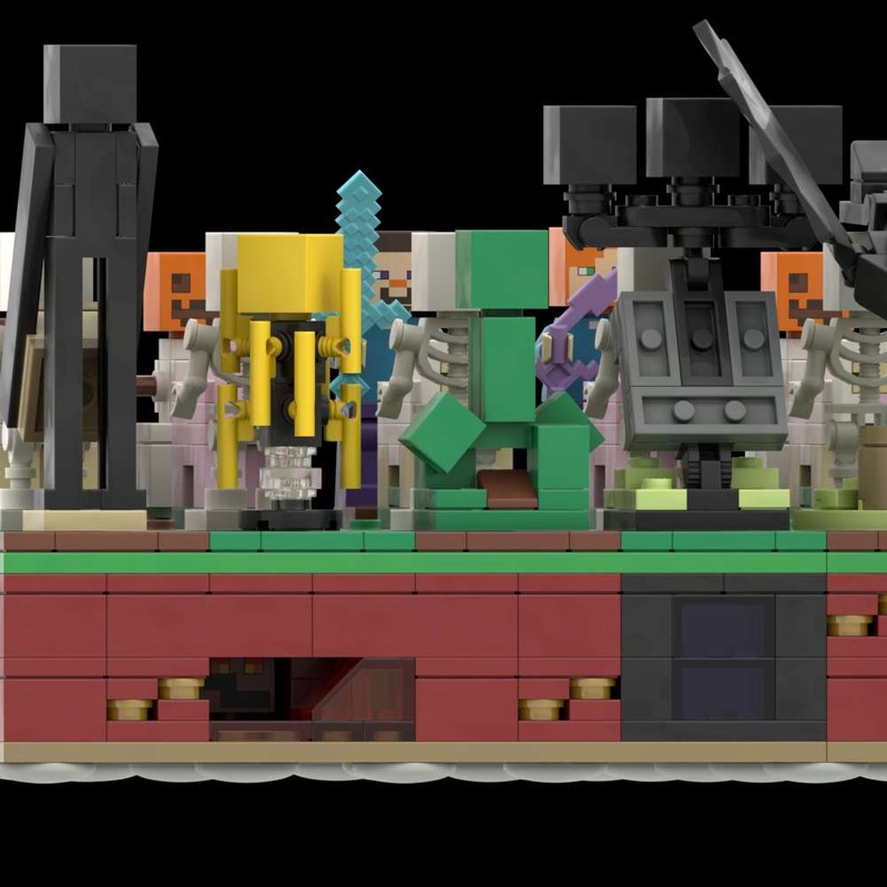 LEGO MOC Minecraft Chess by imagibricks | Rebrickable - Build with LEGO