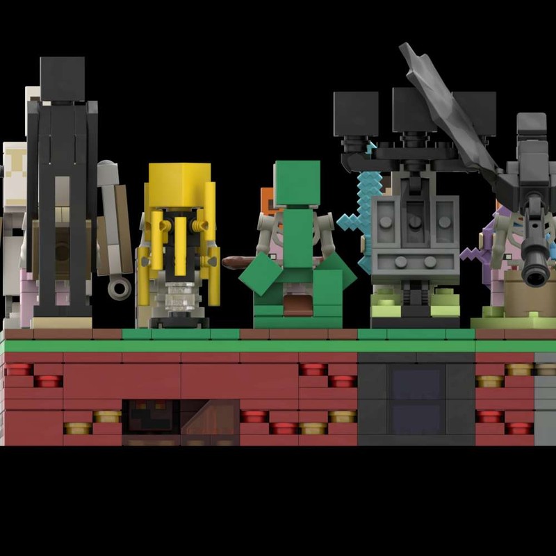 LEGO MOC Minecraft Chess by imagibricks | Rebrickable - Build with LEGO