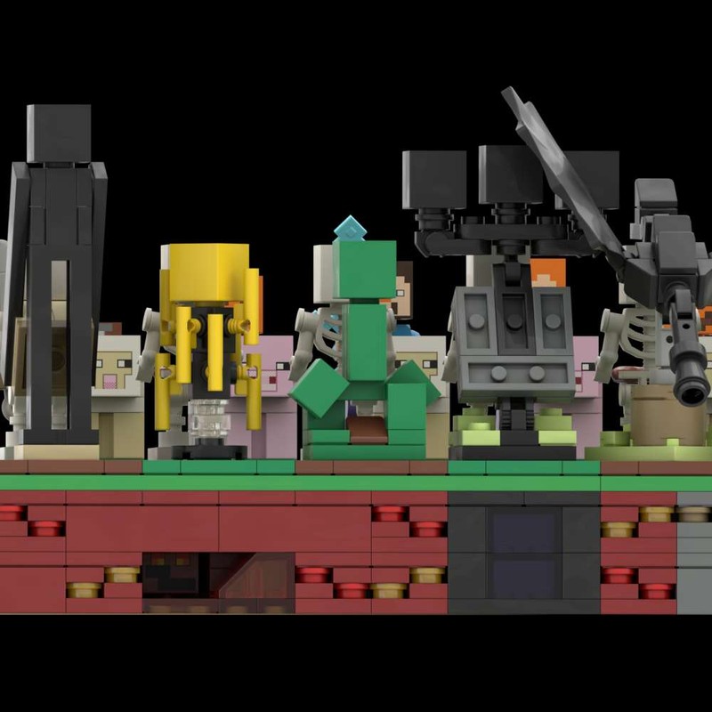 LEGO MOC Minecraft Chess by imagibricks | Rebrickable - Build with LEGO