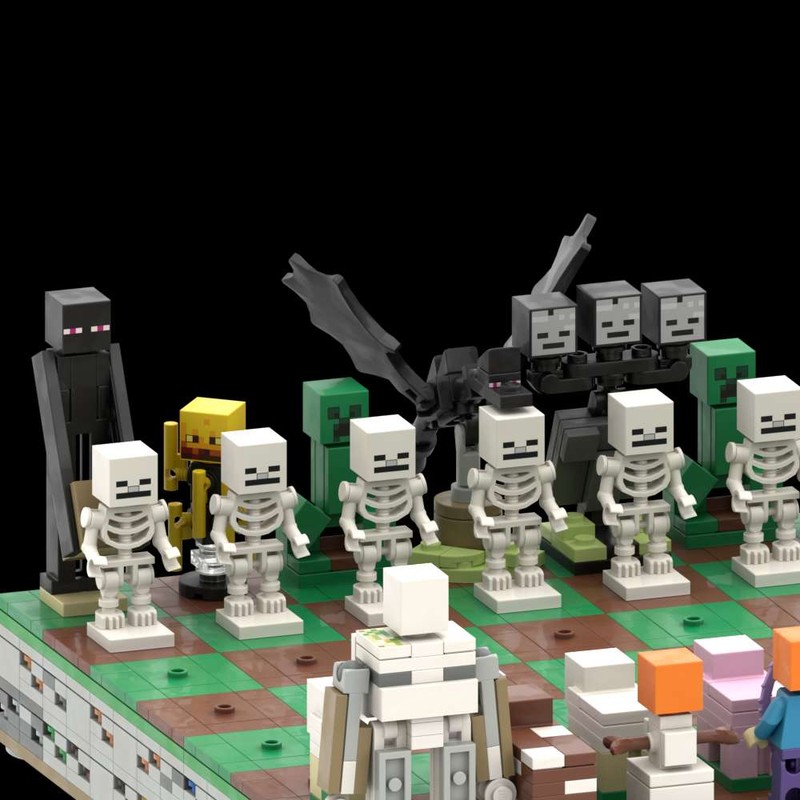 LEGO MOC Minecraft Chess by imagibricks | Rebrickable - Build with LEGO