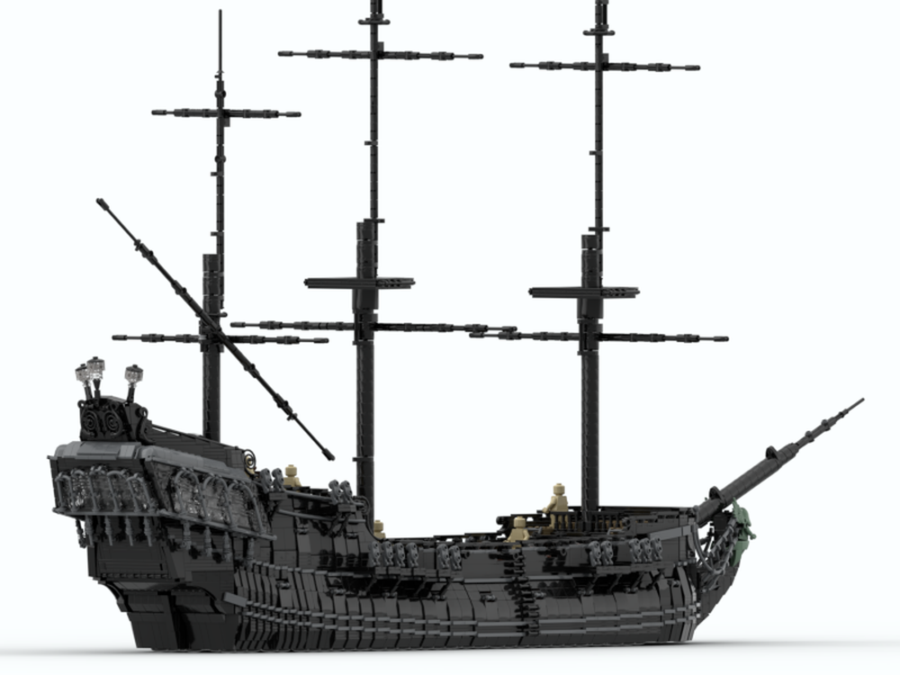 Lego Moc The Black Pearl By Hafl Rebrickable Build With Lego