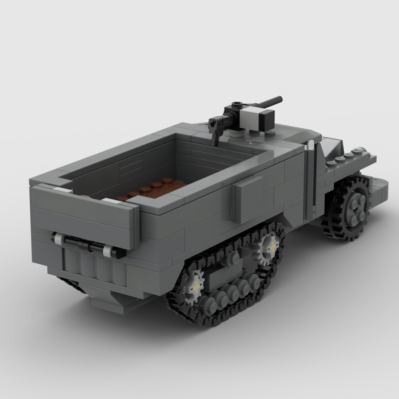 LEGO MOC WW2 US M3 Halftrack by LegoPattonFilms | Rebrickable - Build ...