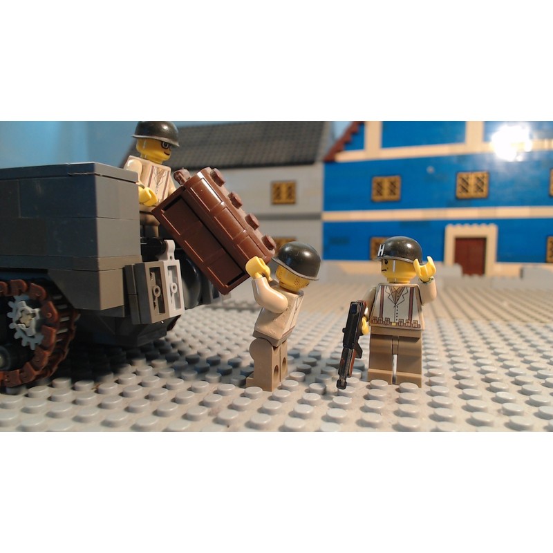 LEGO MOC WW2 US M3 Halftrack by LegoPattonFilms | Rebrickable - Build ...