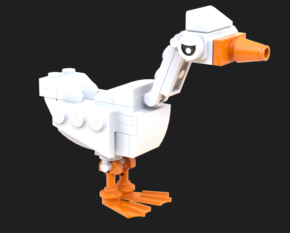 LEGO MOC Untitled Goose moc by hyphencubed | Rebrickable - Build with LEGO