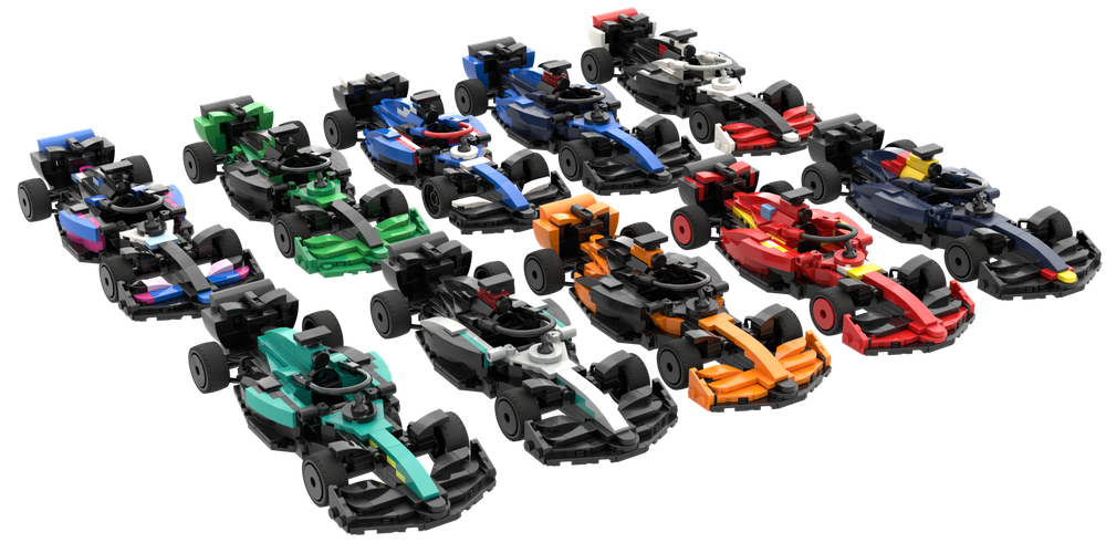 LEGO MOC-188620 2024 F1 Bundle by Tom designs | Rebrickable - Build ...