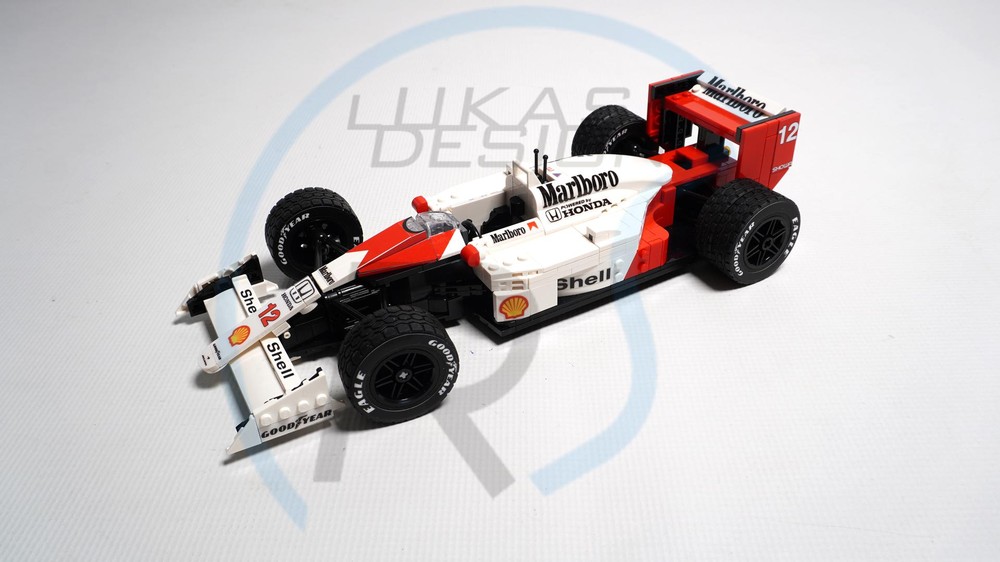 LEGO MOC 10330 McLaren MP4/4 & Ayrton MODS (incl. wider rear tires) by ...