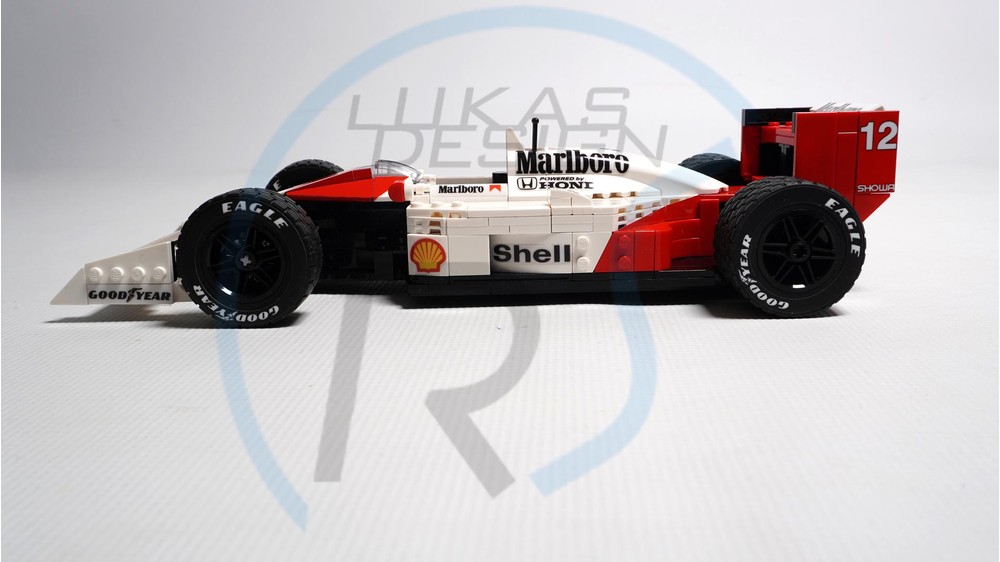 LEGO MOC 10330 McLaren MP4/4 & Ayrton MODS (incl. wider rear tires) by ...