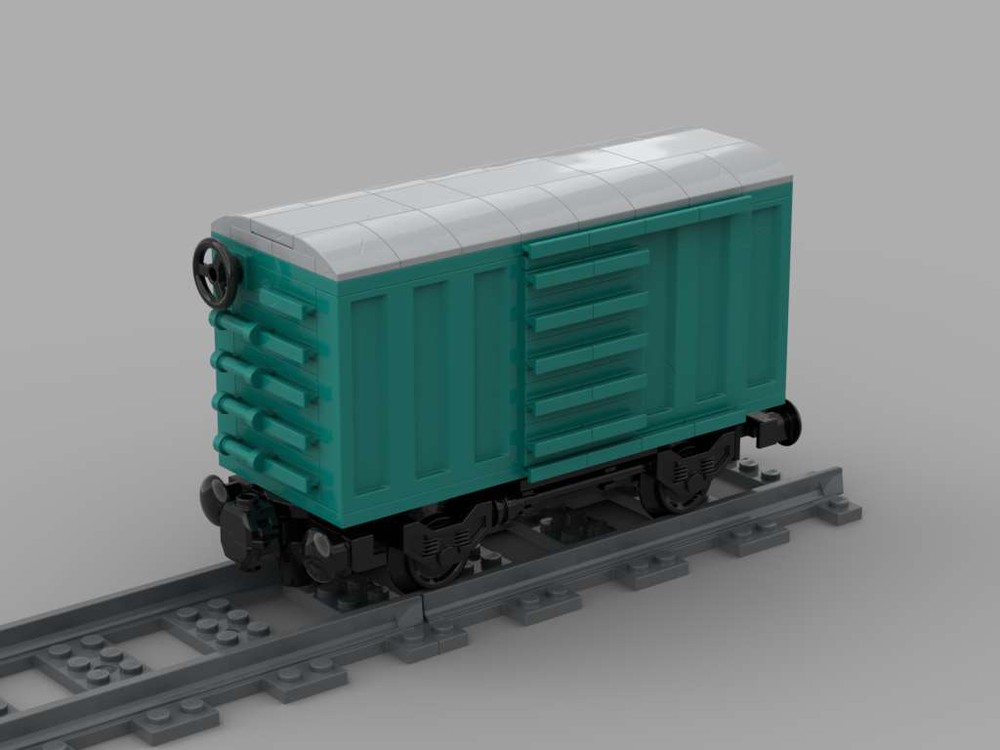 LEGO MOC Stubby Boxcar by Stereog | Rebrickable - Build with LEGO