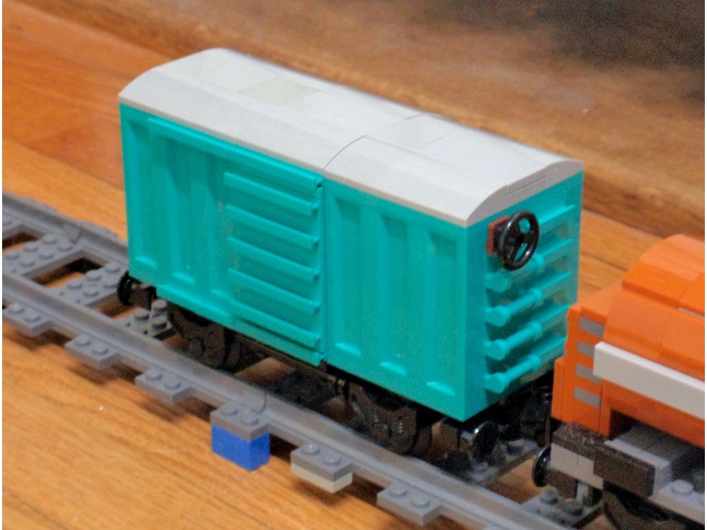 LEGO MOC Stubby Boxcar by Stereog | Rebrickable - Build with LEGO