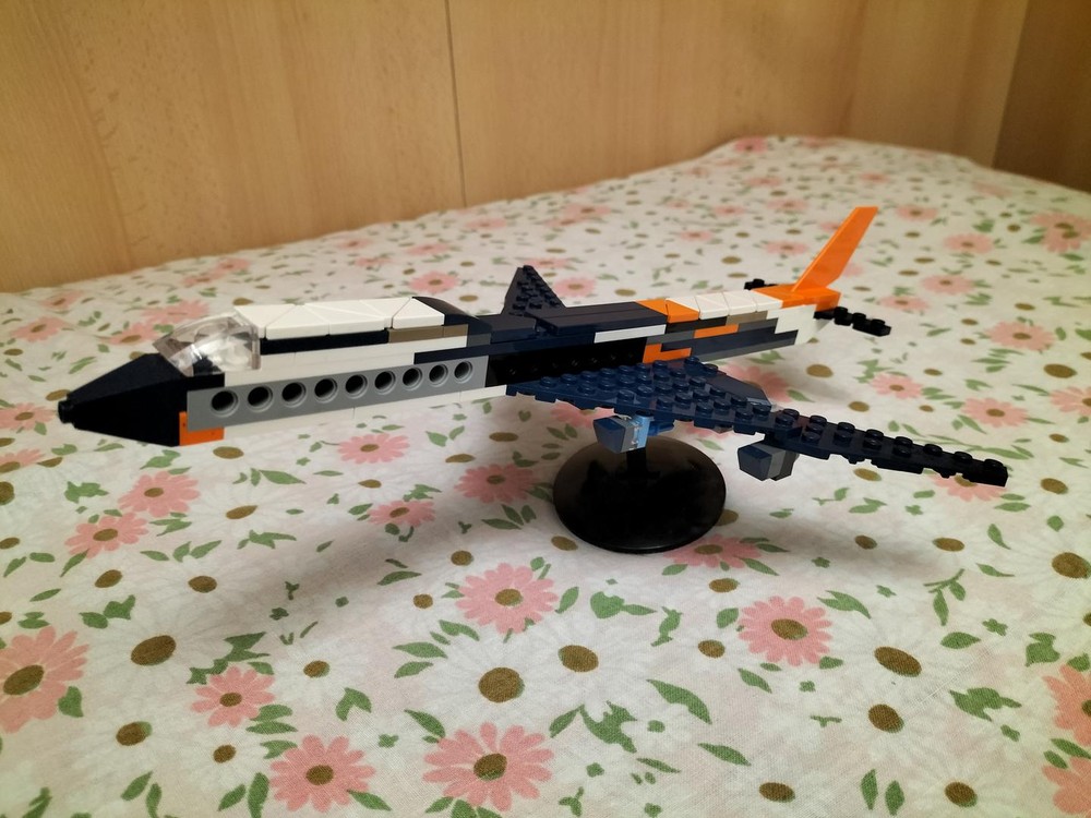 LEGO MOC 31126 boeing 747 by Glauc0.Gl0ster.2007 | Rebrickable - Build ...