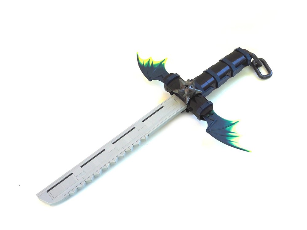 LEGO MOC Sword (Blue/Green) by GenevaD | Rebrickable - Build with LEGO