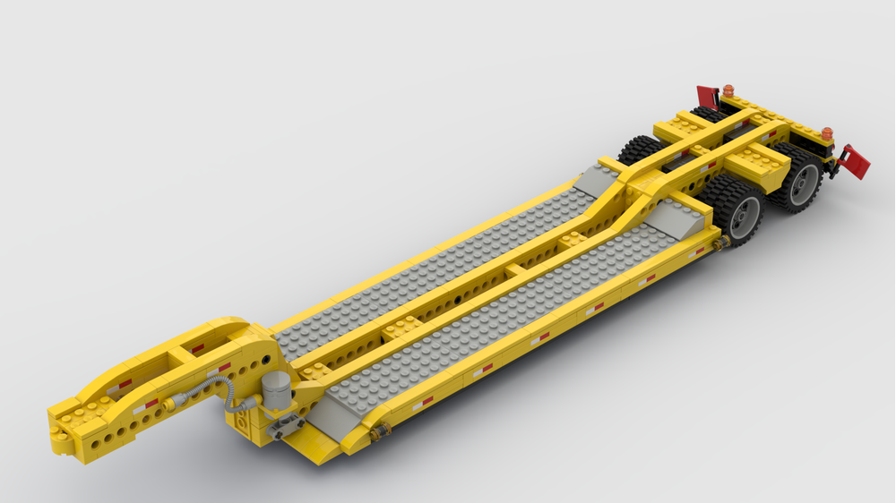 LEGO MOC Yellow Lowboy for highway rig 5580 by cookie_raider ...