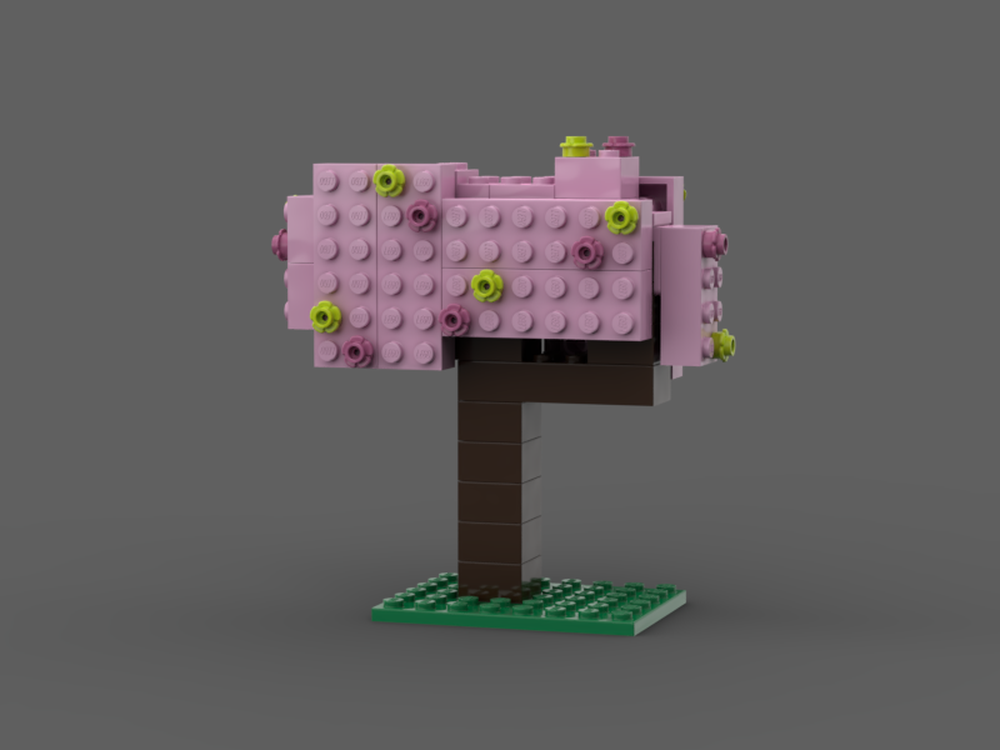LEGO MOC Minecraft Bigger Cherry tree by maxbooncito | Rebrickable ...