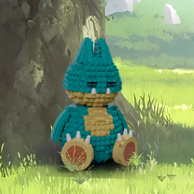 LEGO MOC Munchlax by KraftyKoopa | Rebrickable - Build with LEGO