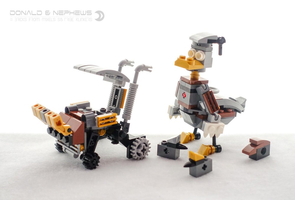 LEGO MOC Donald Duck and his Nephews by dvdliu | Rebrickable - Build ...