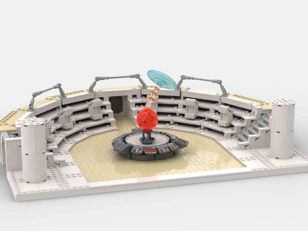 LEGO MOC Home One Minifig Stand by DarthBluishGray | Rebrickable ...