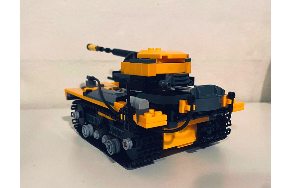 Lego Moc Excavator Tank By Tyrinov Rebrickable Build With Lego