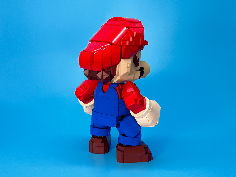 Lego Moc Super Mario 64 Posable Figure By Lavishlump Rebrickable