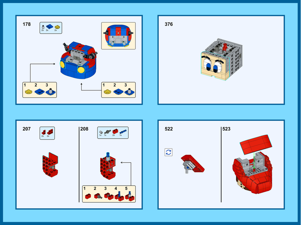 LEGO MOC Super Mario 64 - Posable Figure by lavishlump | Rebrickable ...