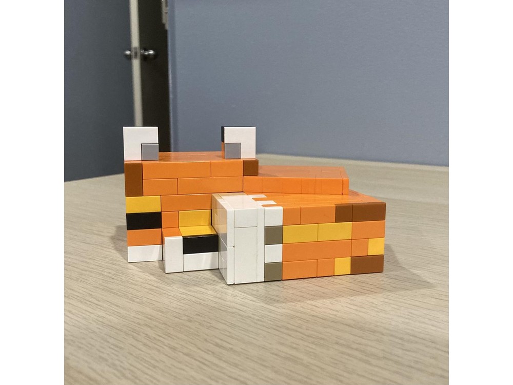 Lego Moc Minecraft Fox By Gummybricks Rebrickable Build With Lego