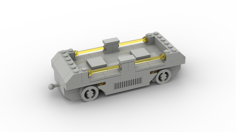 Lego Moc Pcs109 Container Freight Wagon By Polarstorm Rebrickable