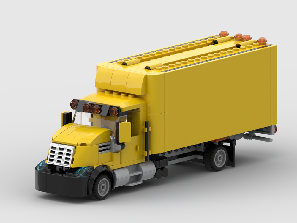 LEGO MOC Duty box truck by phigeon | Rebrickable - Build with LEGO