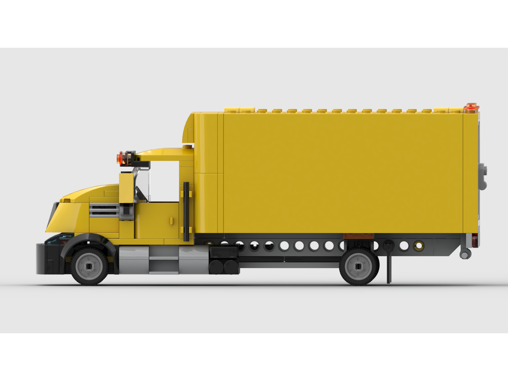 Lego Moc Duty Box Truck By Phigeon Rebrickable Build With Lego