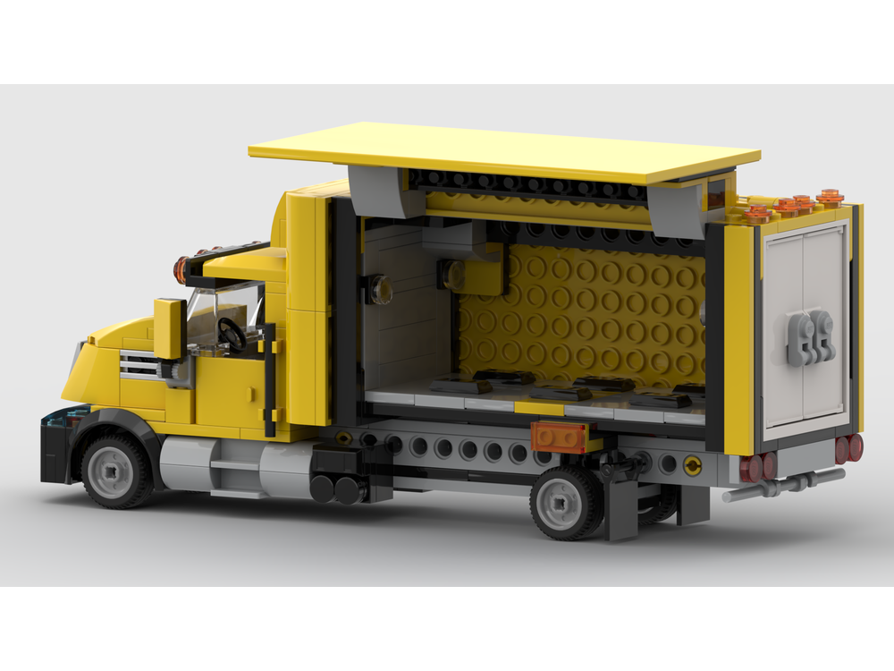 Lego Moc Duty Box Truck By Phigeon Rebrickable Build With Lego