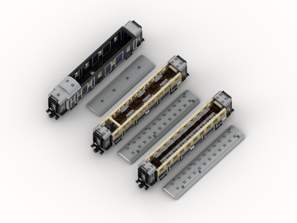 Lego Moc Bavarian Express Train Moc Pack 8w By Copernicus508