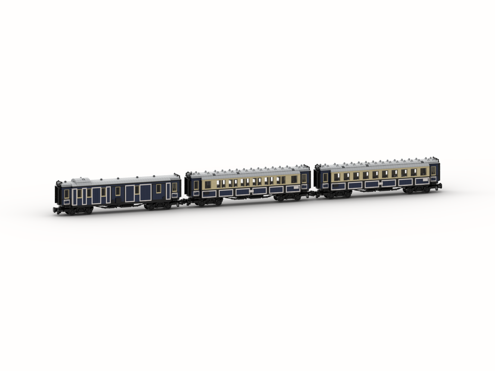 Lego Moc Bavarian Express Train Moc Pack 8w By Copernicus508