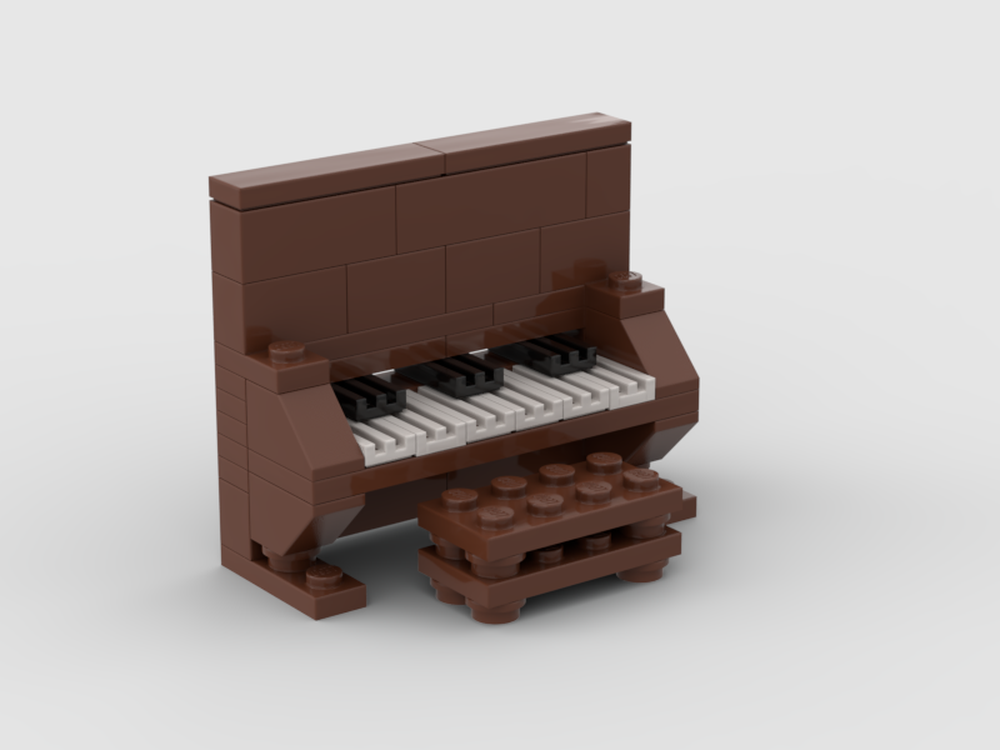 LEGO MOC old piano by EBbuilds | Rebrickable - Build with LEGO