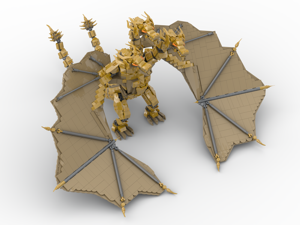 LEGO MOC King Ghidorah by magurean.paul | Rebrickable - Build with LEGO