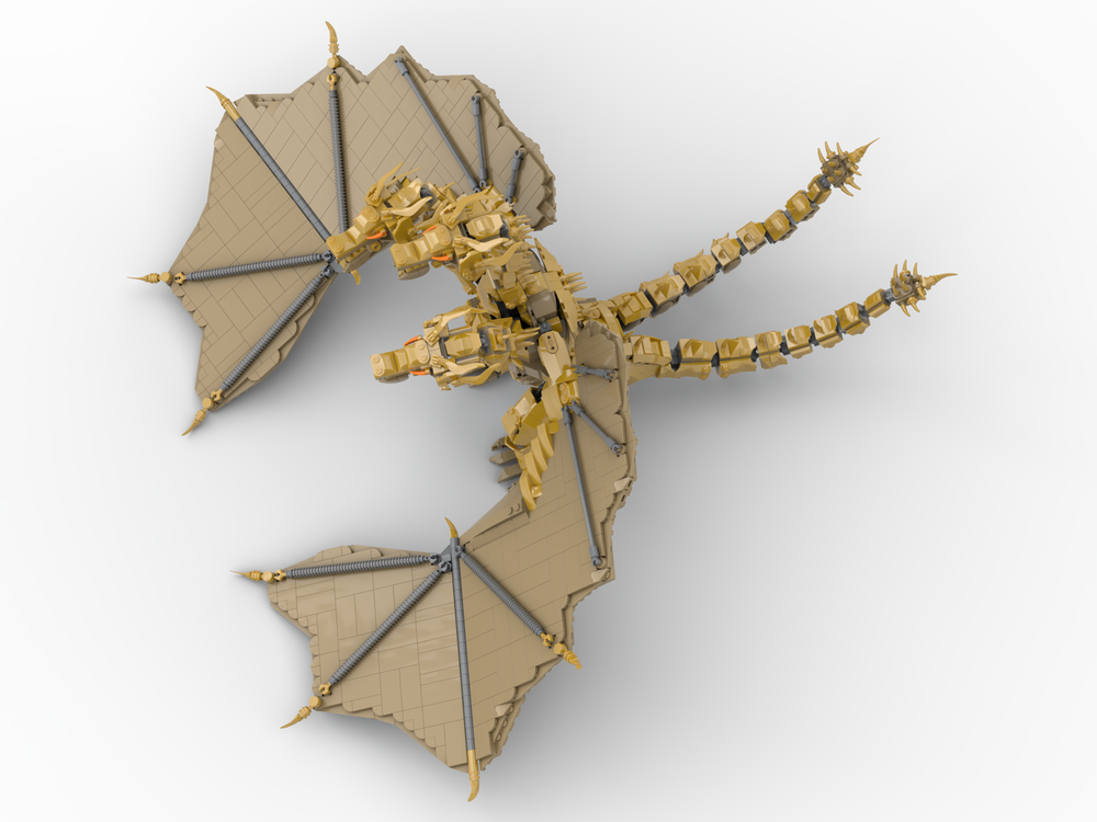 LEGO MOC King Ghidorah by magurean.paul | Rebrickable - Build with LEGO