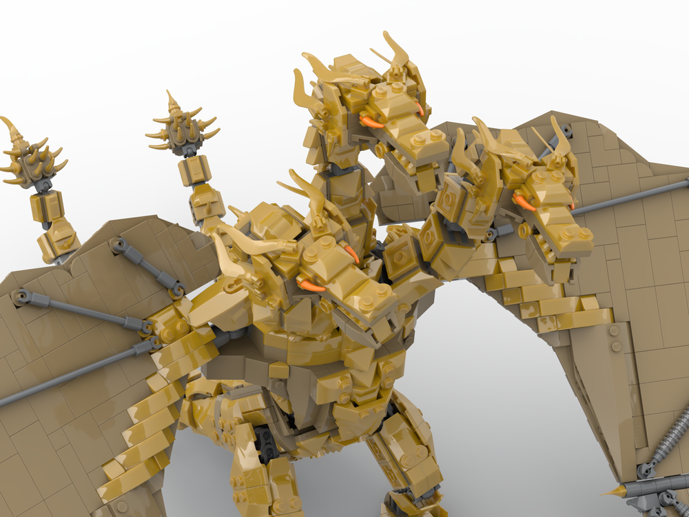 LEGO MOC King Ghidorah by magurean.paul | Rebrickable - Build with LEGO