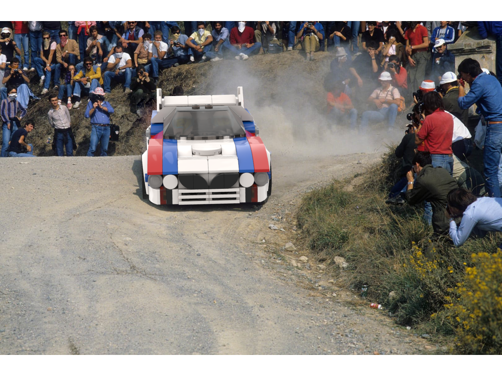 Lego Moc Lancia Rally 037 By Symbioza Rebrickable Build With Lego