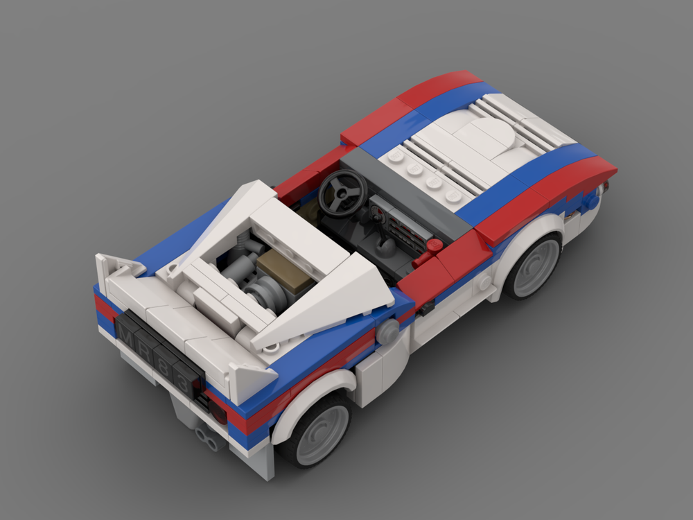 Lego Moc Lancia Rally 037 By Symbioza Rebrickable Build With Lego