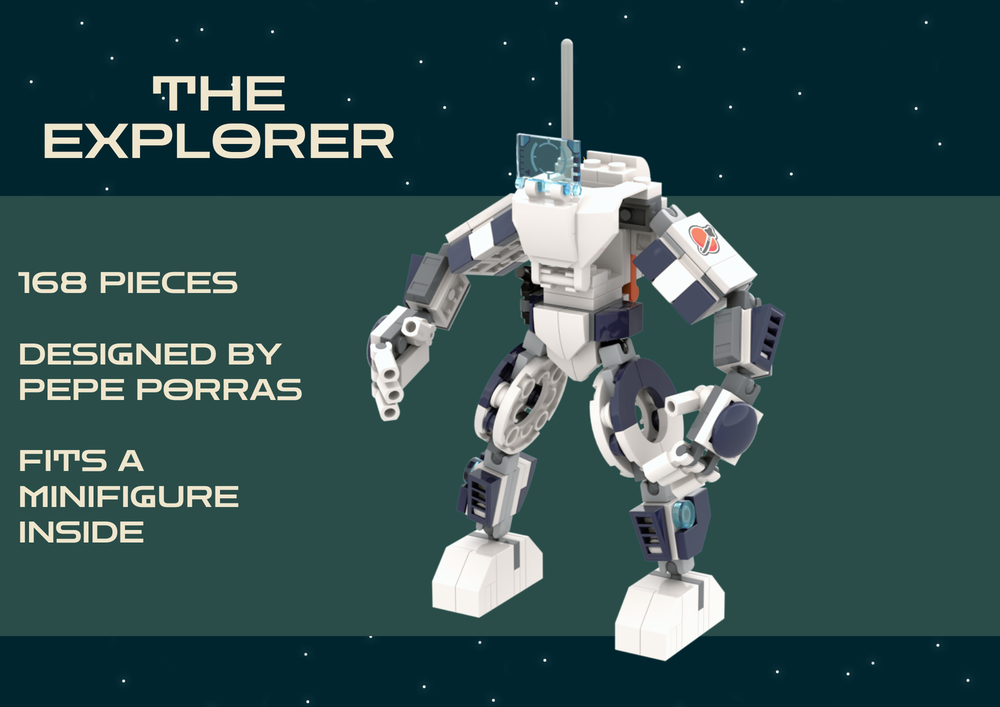LEGO MOC-188714 The Explorer by Pepestudss | Rebrickable - Build with LEGO