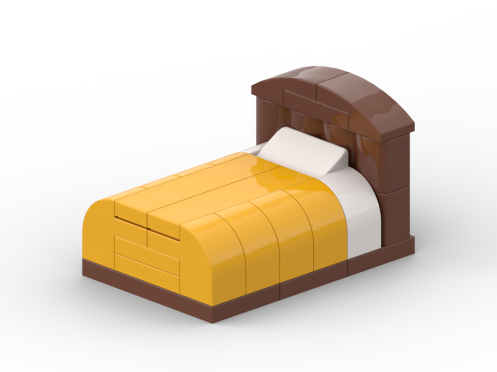LEGO MOC Bed - Minifig Scaled | #2 by RYO Furniture Designs ...