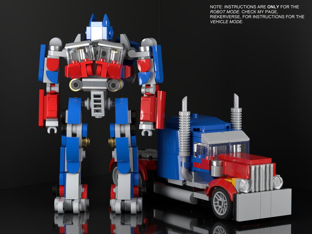 LEGO MOC Mini Scale Optimus Prime by riekerverse | Rebrickable - Build ...