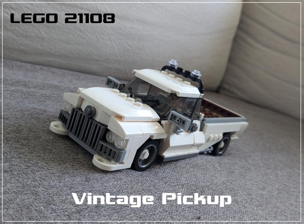 LEGO MOC 21108 Vintage Pickup by Kirvet | Rebrickable - Build with LEGO