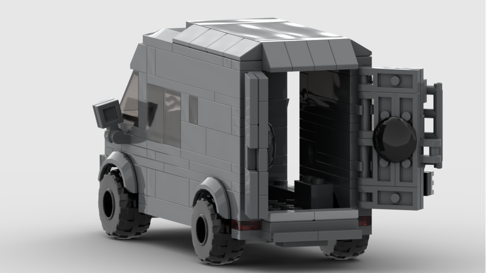 LEGO MOC Mercedes Benz Sprinter Van by sualc | Rebrickable - Build with ...