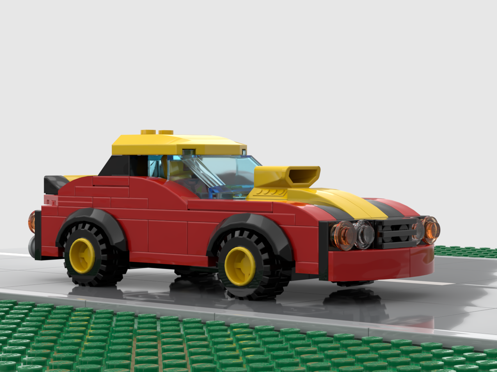 LEGO MOC Lightning speedster by Norberte | Rebrickable - Build with LEGO