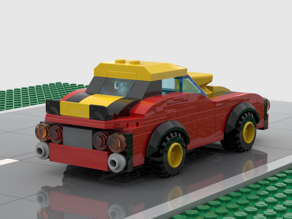 LEGO MOC Lightning speedster by Norberte | Rebrickable - Build with LEGO