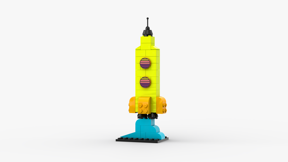 LEGO MOC-188754 11027 Rocket by Lenarex | Rebrickable - Build with LEGO