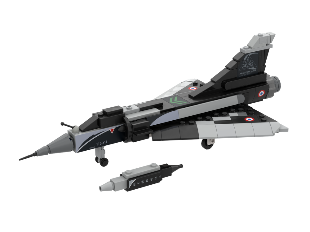 Mirage 2000 Lego , Dassault Mirage 2000-5 LEGO Plane Model – YOFU