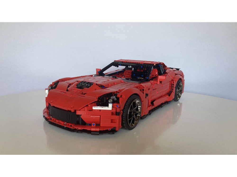 Lego Moc 18 Chevrolet Corvette C7 By Legobee Rebrickable Build