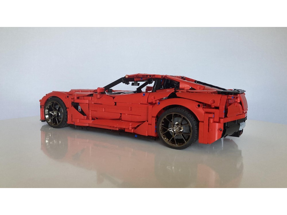 LEGO MOC 1:8 Chevrolet Corvette C7 by Lego__Bee | Rebrickable - Build ...