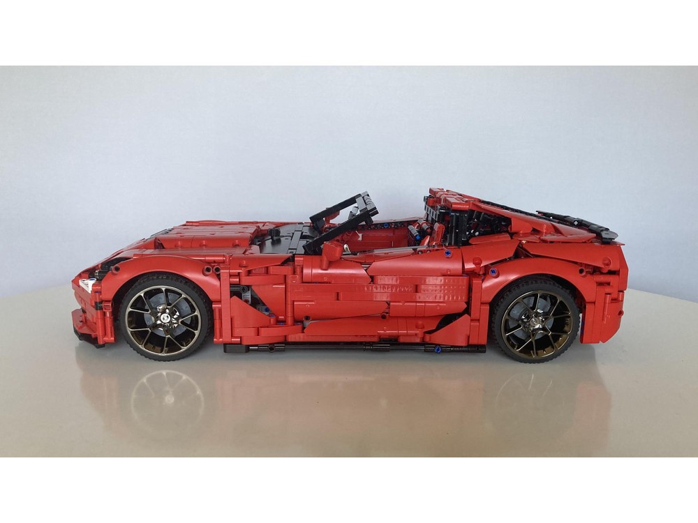 LEGO MOC 1:8 Chevrolet Corvette C7 by Lego__Bee | Rebrickable - Build ...